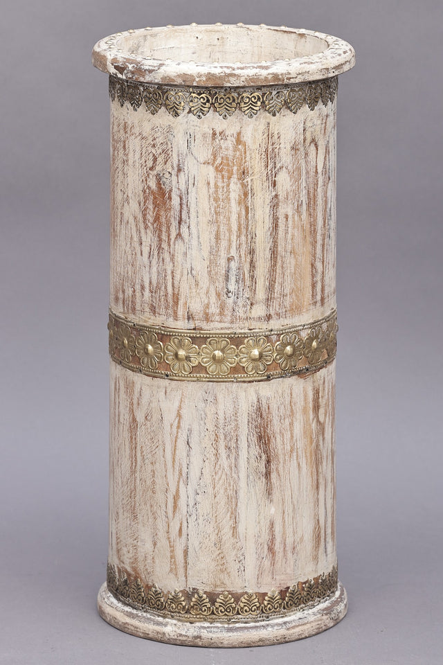 18" Flower Planters | Mango Wood | Handmade | Made in India – Exotic ...